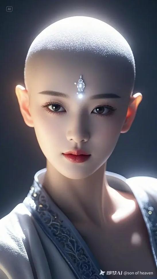 抖音小姐姐剪光头图标