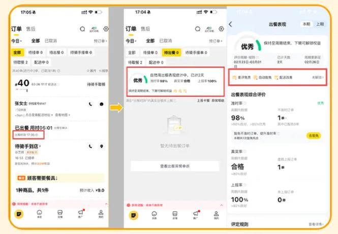美团怎么看商家出餐时间图标