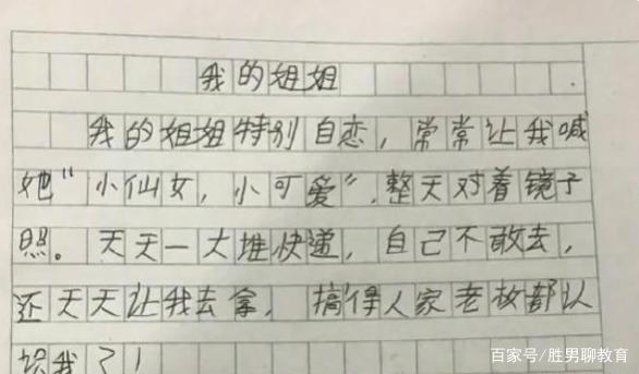 我的姐姐作文200字左右截图
