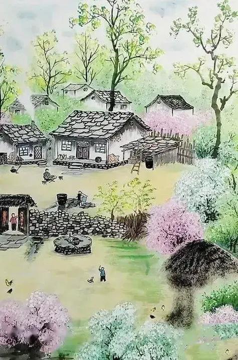 爷爷家的小院可真美