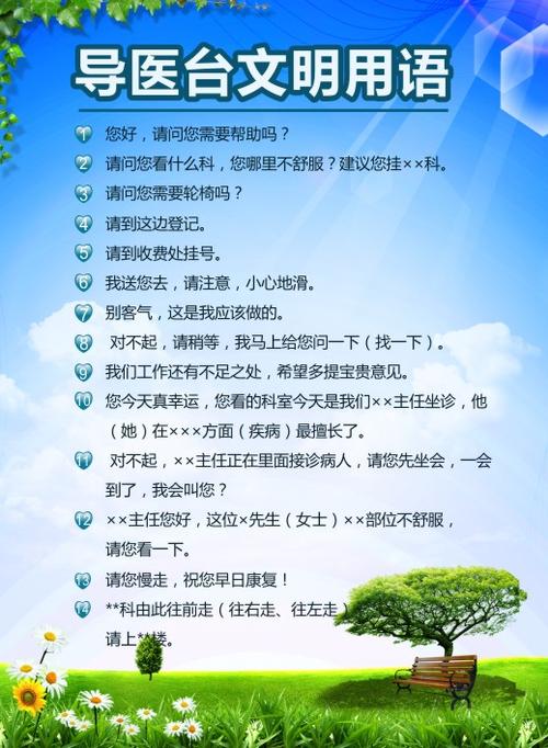 服务十大礼貌用语图标