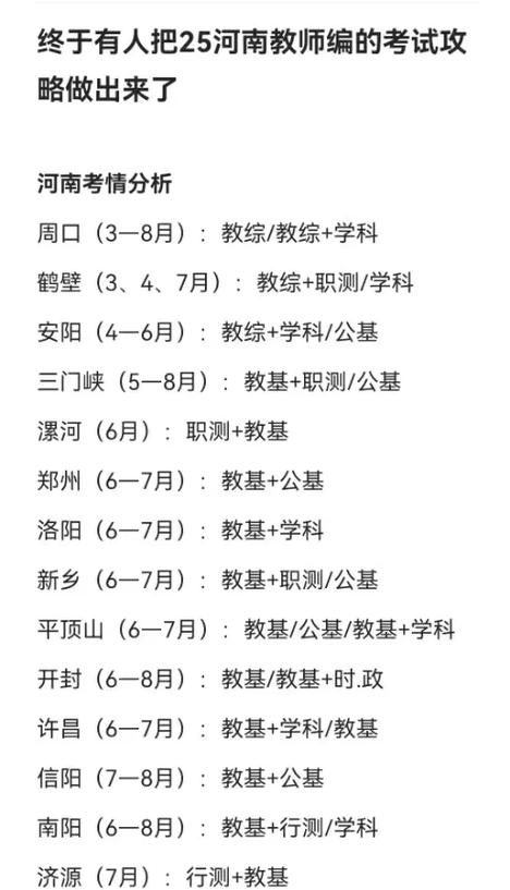 教师招聘考试时间截图