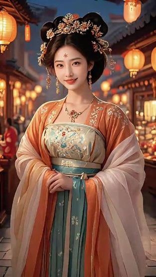 大唐不夜城古装美女图标
