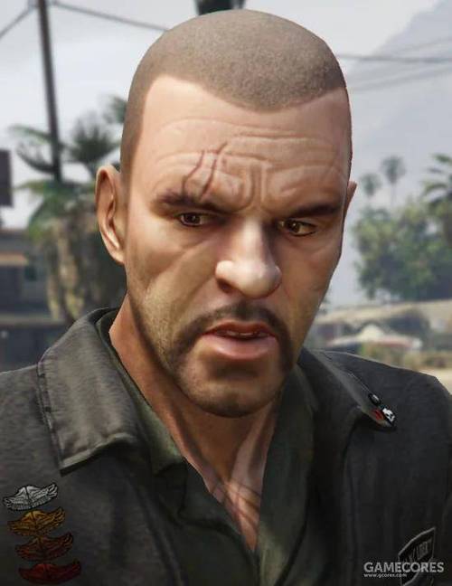 gta5捏脸肌肉硬汉截图