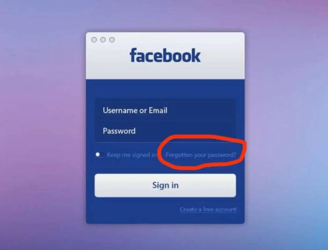 facebook登录入口图标