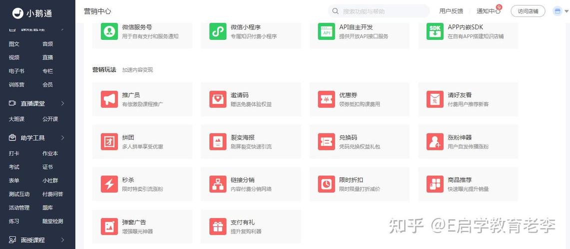 类似有赞不收费的平台截图