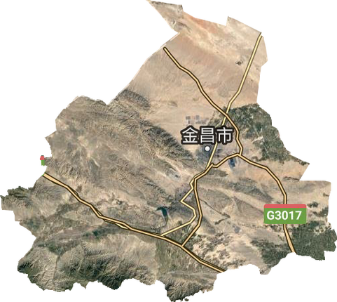 金昌市卫星地图图标