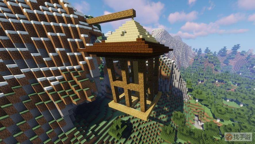 我的世界悬挂小屋