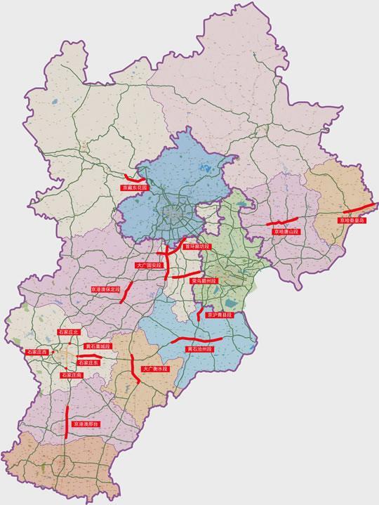 河北交通地图全图高清版大图图标