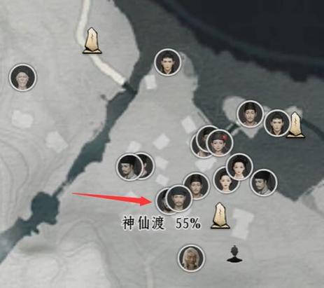 诛仙西沙篇引导人员去往对应分坛图标