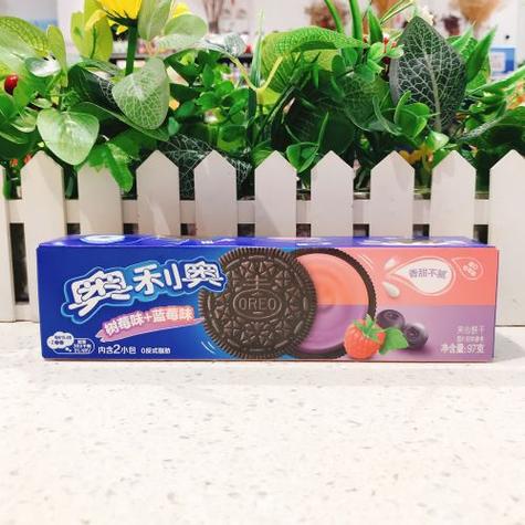 奥利奥蓝莓树莓味夹心饼干图标
