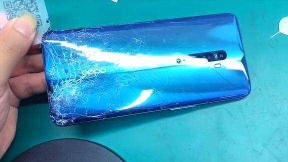 opporeno2后面玻璃碎了图标