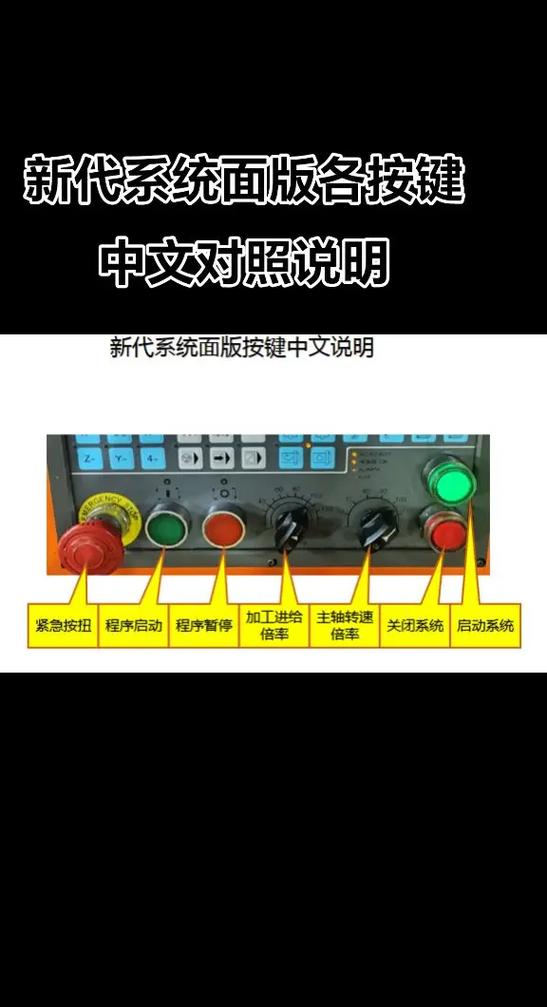 新代数控车床系统面板介绍