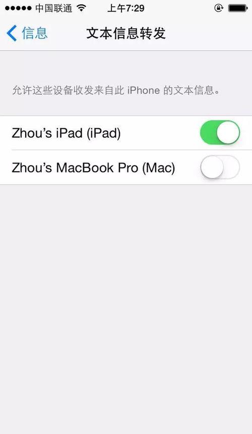 ipad可以发短信图标