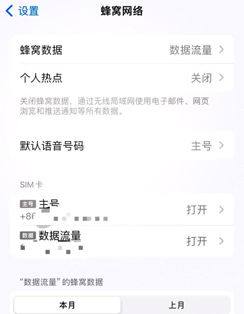 iphone主号副号设置图标