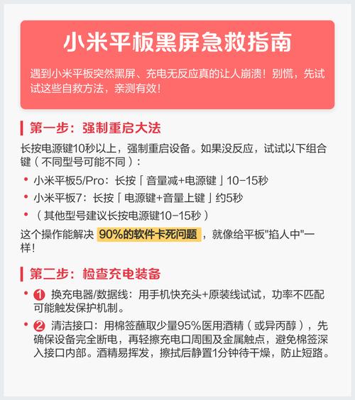 小米平板黑屏原因
