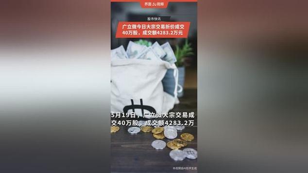 广立微股票大宗交易截图