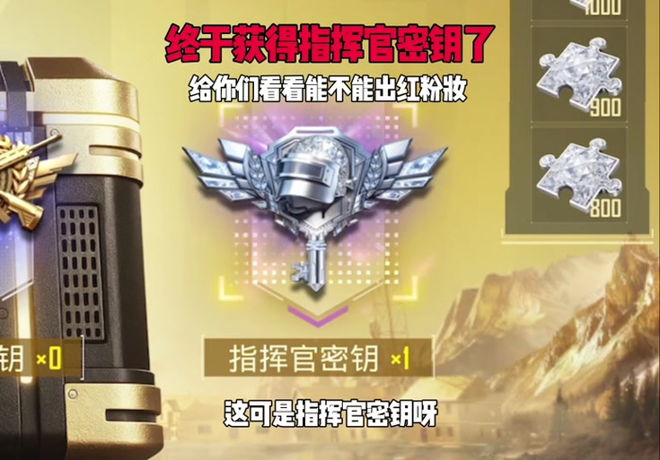 和平精英指挥官密钥图标