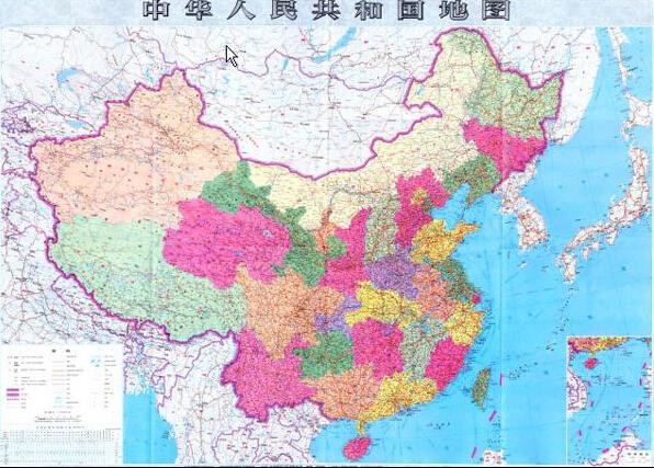 手机查看中国地图图标