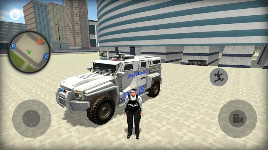 警察汽车模拟器图标