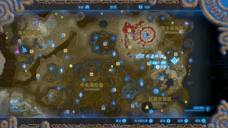 塞尔达大精灵之泉位置图标