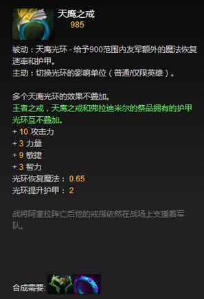 dota1天鹰之戒截图