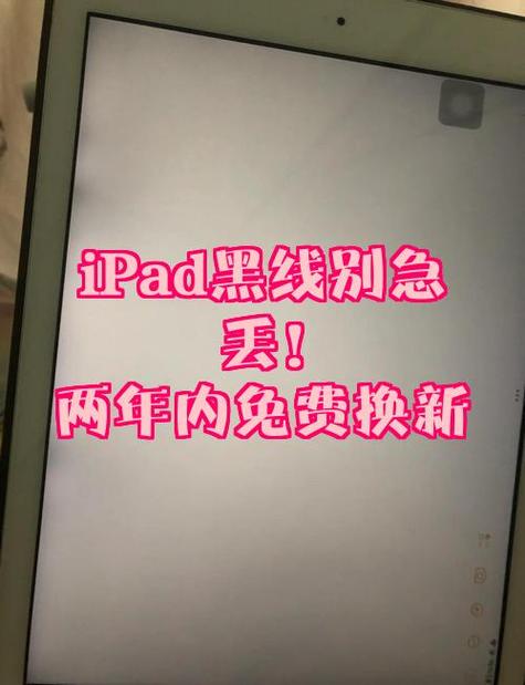 ipad出现黑色线条怎么办图标