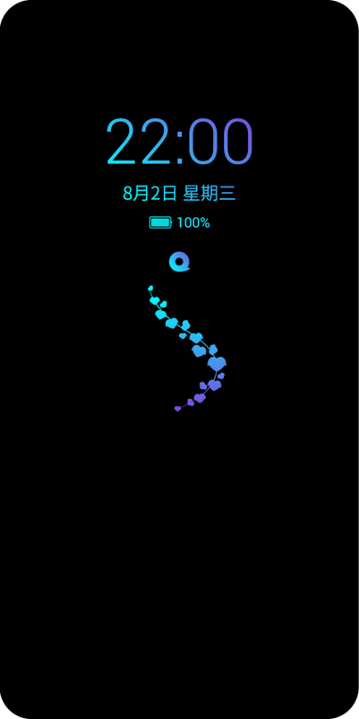 灭屏显示怎么设置华为图标