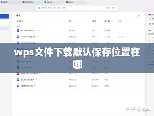 WPS文件下载默认保存位置图标