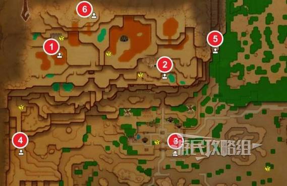 塞尔达阿陨火山路线截图