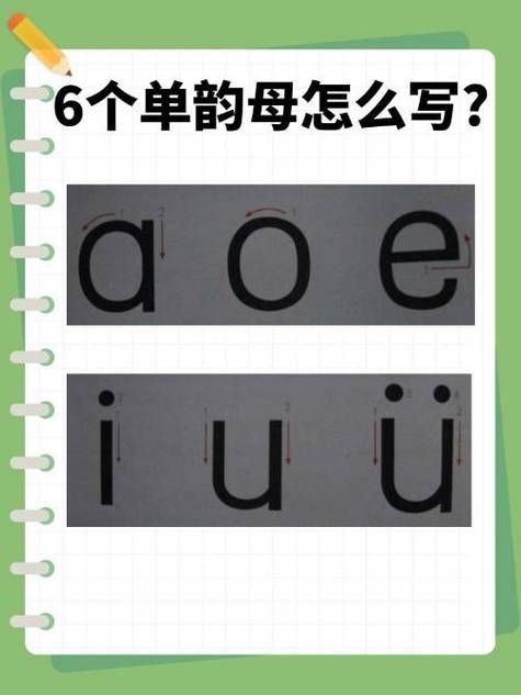 6个单韵母的小游戏图标