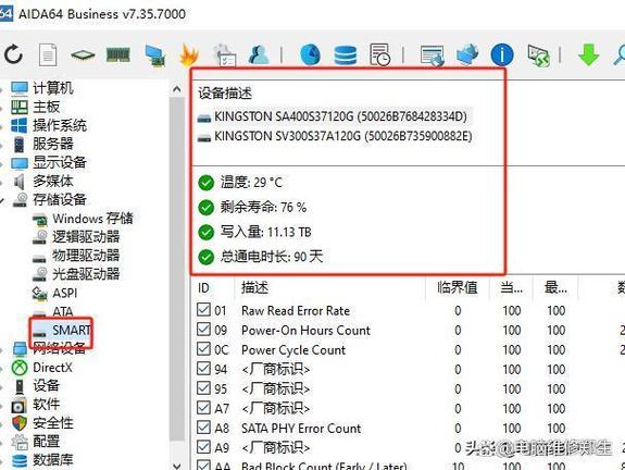监控硬盘寿命一般几年图标
