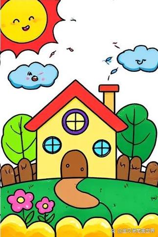 幼儿绘画《我的家》图标