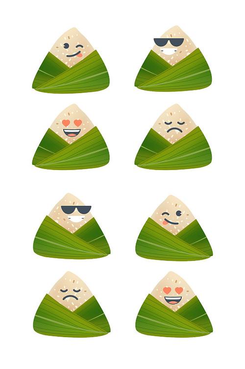 粽子的emoji表情可复制图标