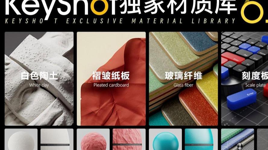 keyshot材质库资源免费截图