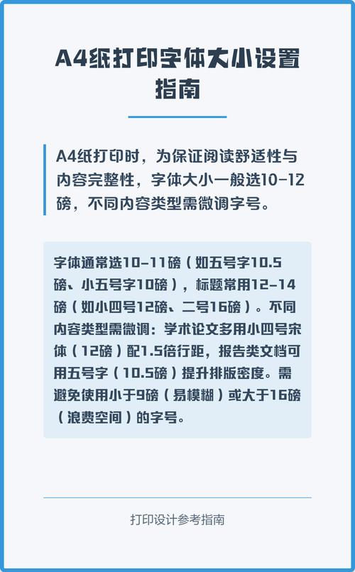 打印怎么调整字体大小图标
