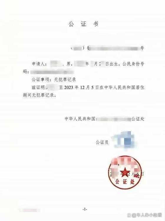 代办无犯罪记录公证图标