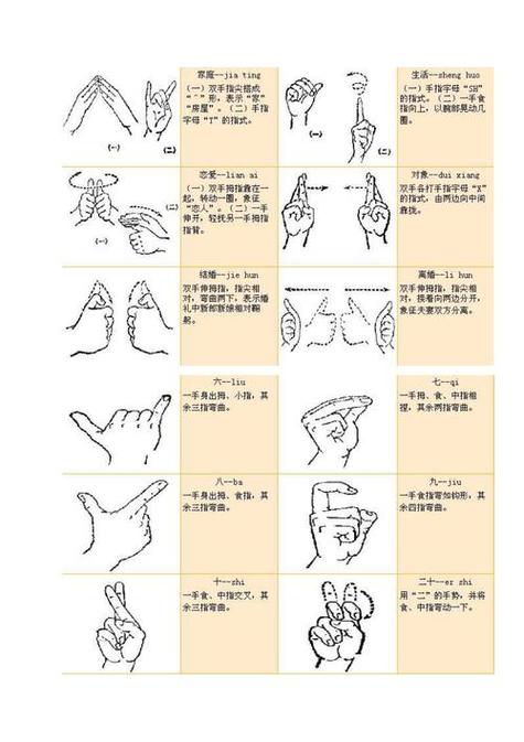 一起走手语正确手势舞