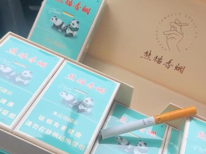 免税店绿熊猫香烟图标