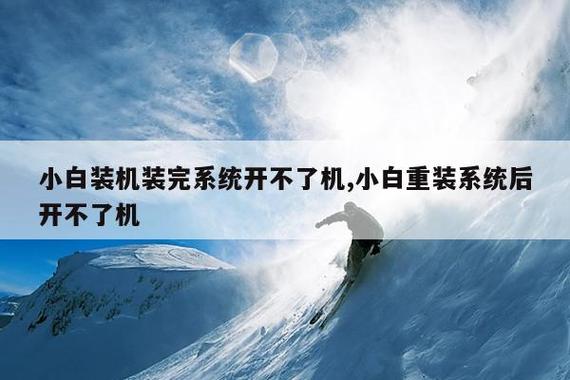 用小白一键重装系统后无法开机截图