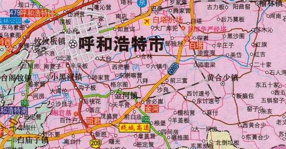 呼和浩特交通图高清版图标