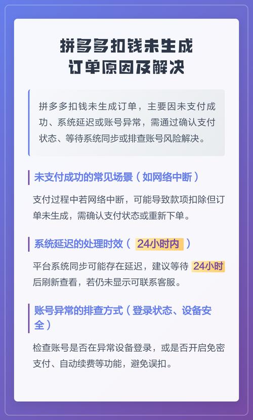 拼多多扣了钱没订单怎么回事图标