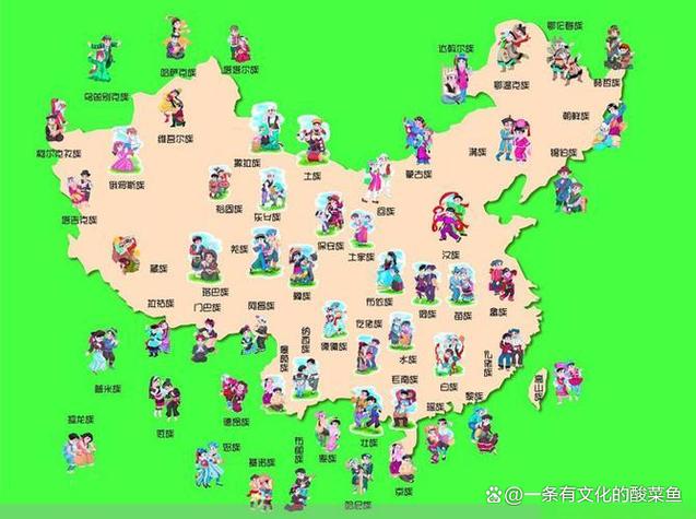 56个民族是哪56个图标