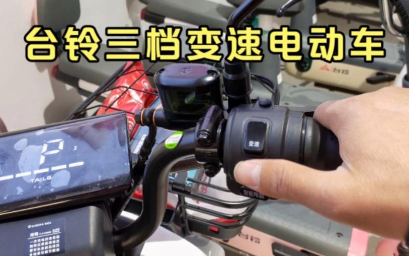台铃电动车的三个档位图标
