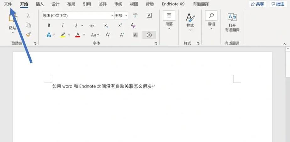 word如何关联endnote图标