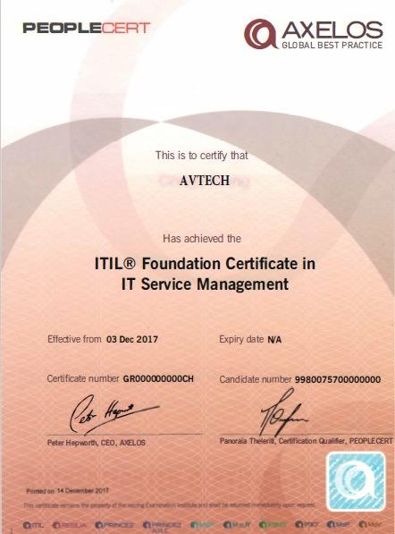 itilv3证书