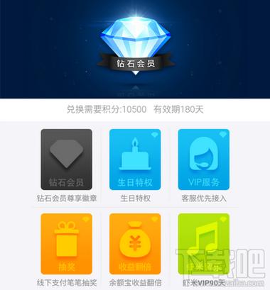 铂金会员和钻石会员哪个更高级图标