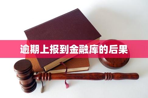 逾期上报到金融库的后果截图
