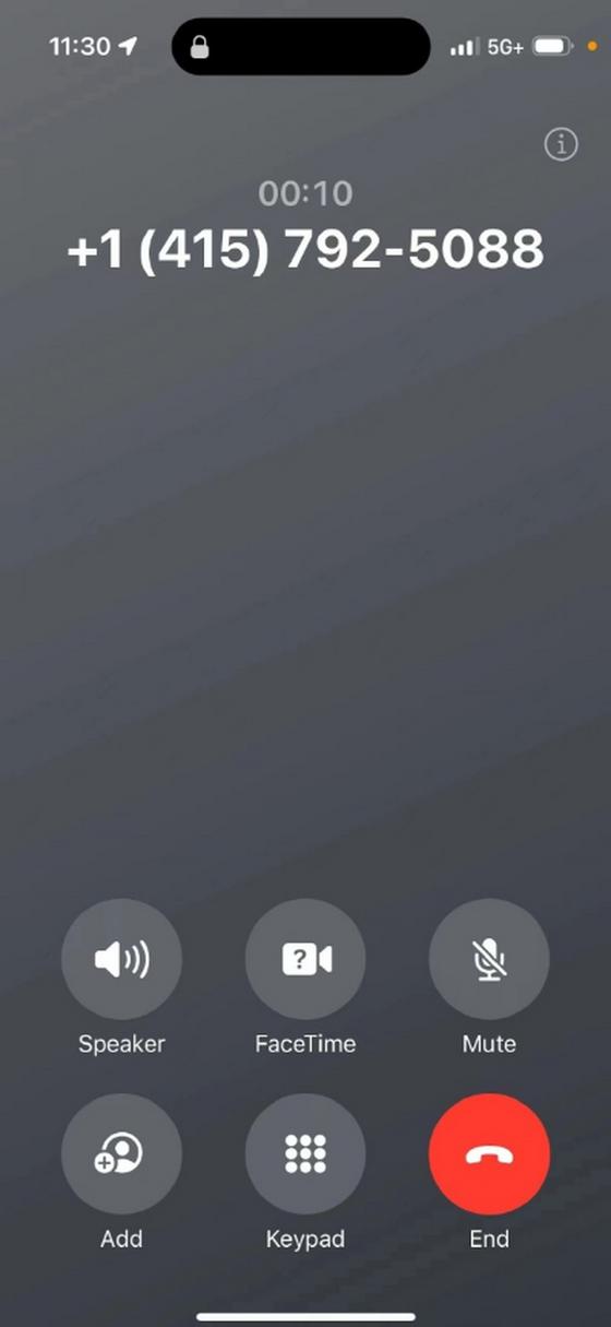 iphone按关机键结束通话图标