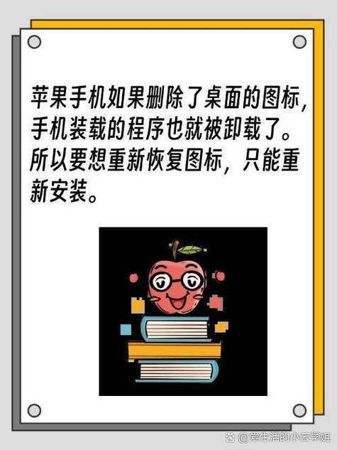 苹果信息图标被删了怎么办截图